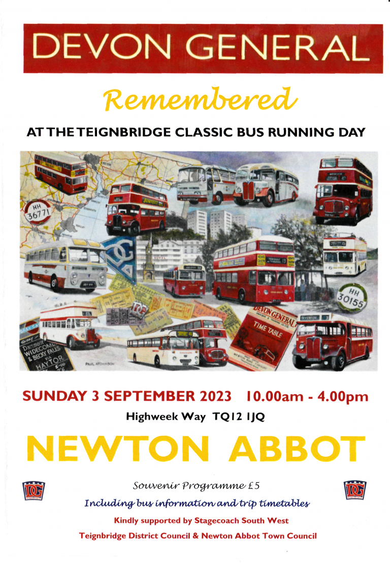 Devon General Remembered at Newton Abbot 3rd September 2023 - souvenir ...